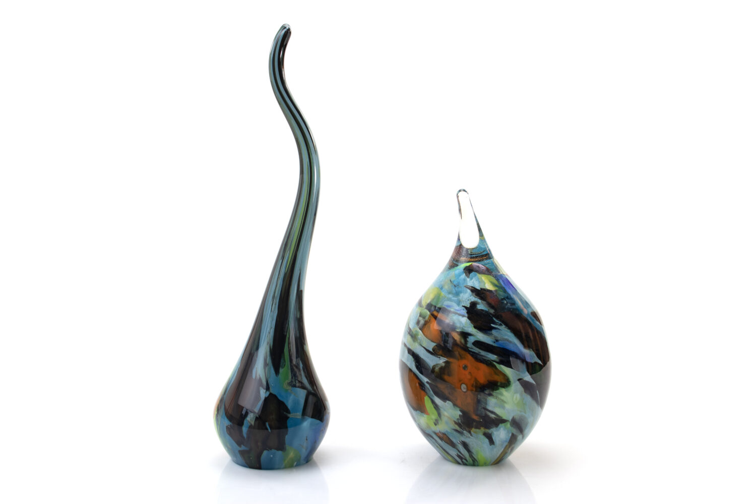 Glazen Druppels Lagoon | Luxe Decoratie | Handgemaakt - Loranto